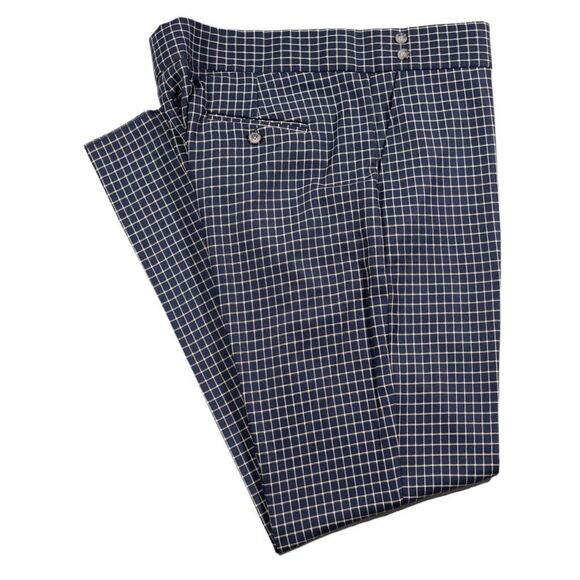 Chiragh Apparel | Pants | Mens Gurkha Pants Blue Beige Check Cotton ...